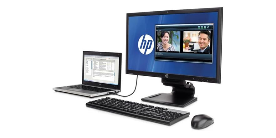 HP Compaq 23" USB Laptop Docking Monitor
