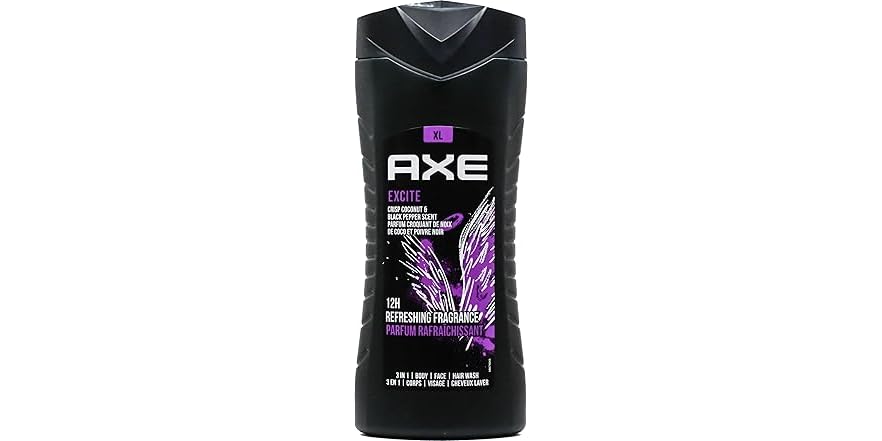 AXE 3-IN-1 Body, Face, Hair Wash, Variety Pack