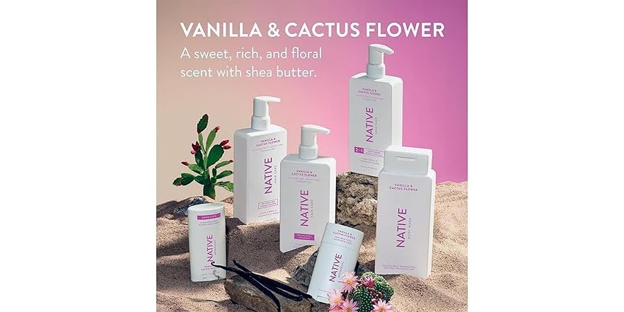 Native Vanilla & Cactus Flower Shampoo