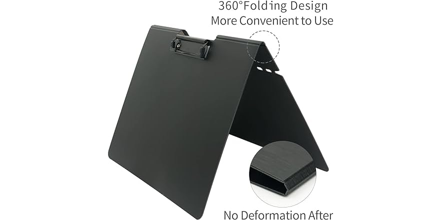 5 Pack A4 Foldable Clipboard With Clip