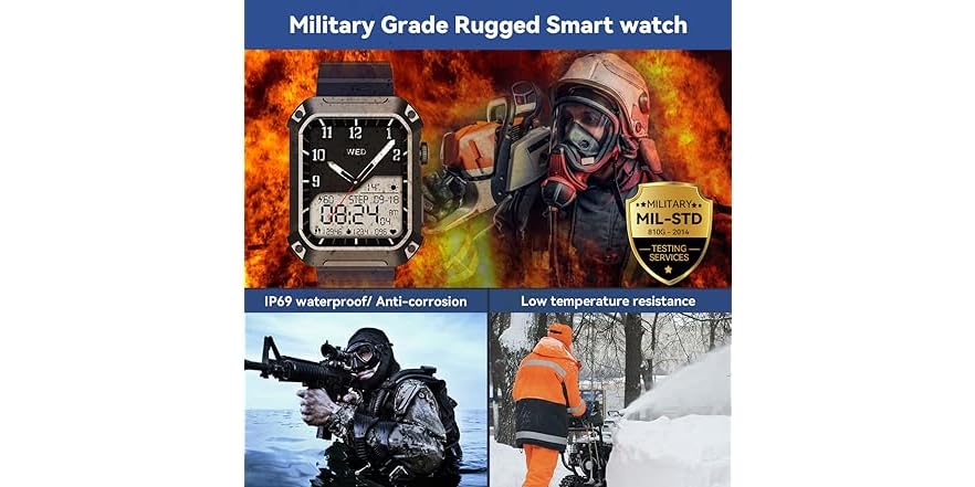 Tactical Multi-Purpose Smart Watch