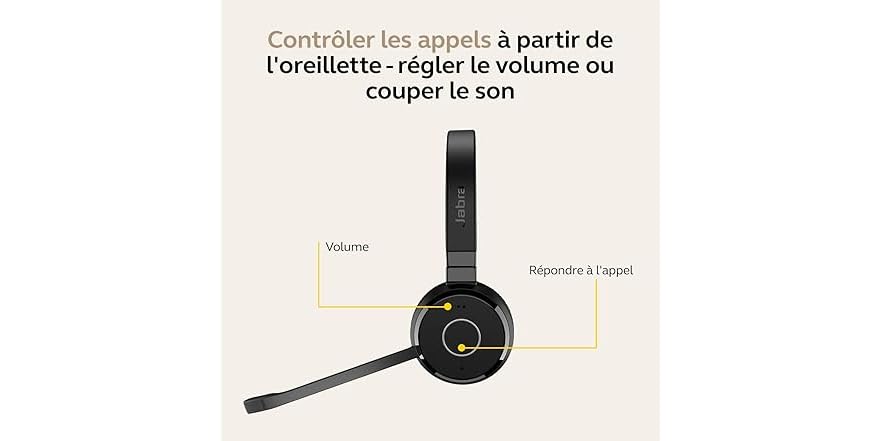 Jabra Evolve 65 TE Wireless Headset