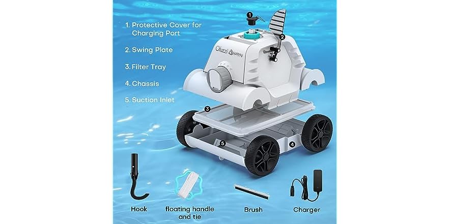 Ofuzzi Cyber 1000- Robotic Pool Cleaner