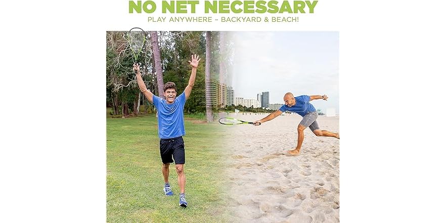 Franklin Sports Crossminton Rackets 2 Player