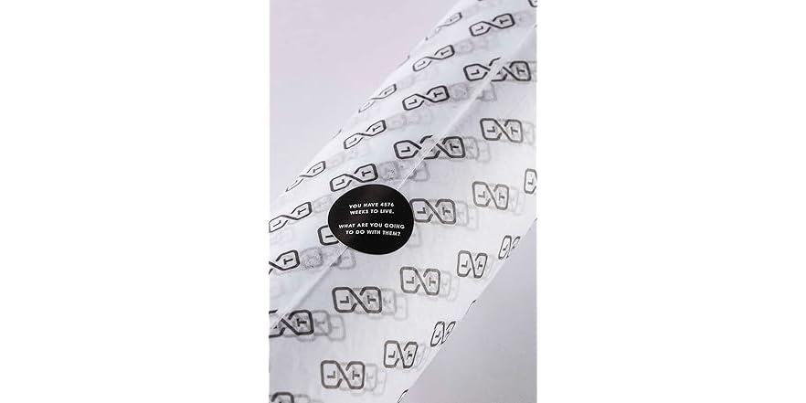 LifeTime 4000 Weeks Poster Memento
