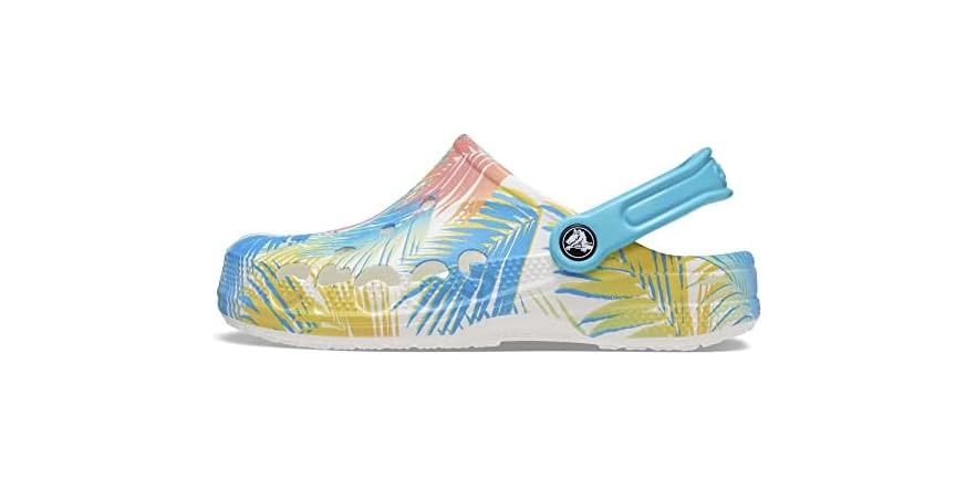 Crocs Unisex Baya Graphic Clog, Tropical/White