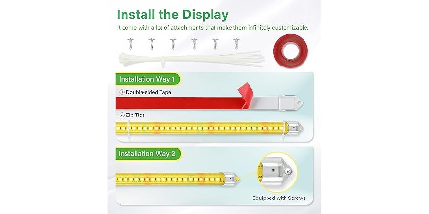 iPower 60W LED Plant Grow Light Strips