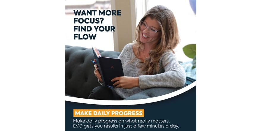 Project EVO Non-Dated 90-Day Planner w/ App