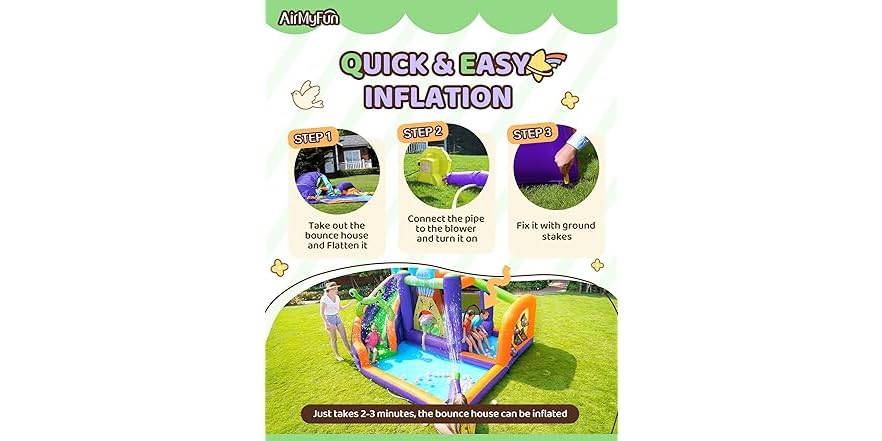 Alien Theme Inflatable Bounce House