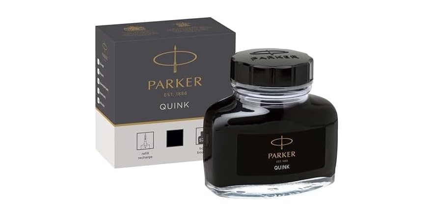 Parker Fountain Pen Ink Black 57ml