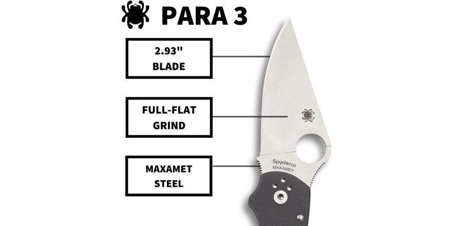 Spyderco Para 3 Maxamet Signature Utility Knife