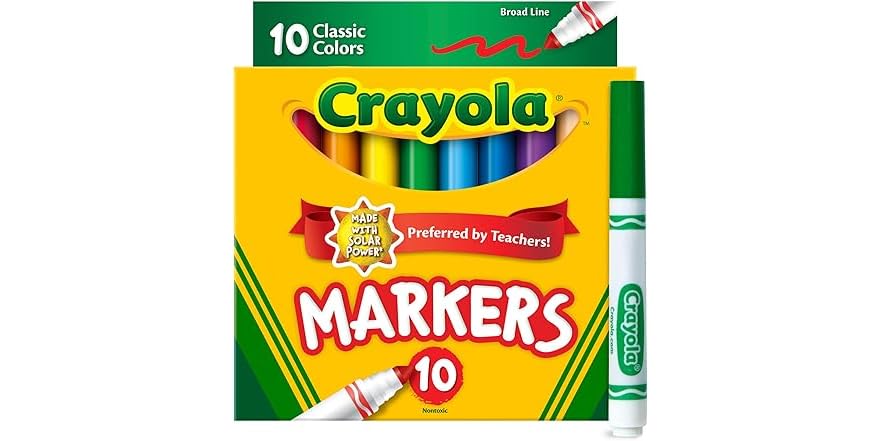 Crayola Broad Line Markers 10 Ct