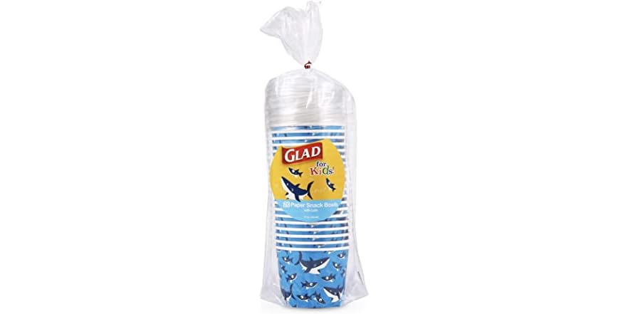 Glad for Kids Paper Snack Bowls