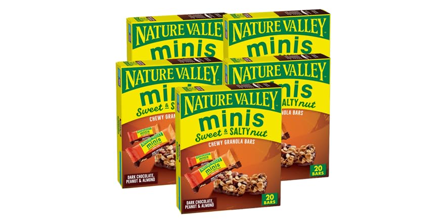 5PK Nature Valley Granola Bars, Dk Choc