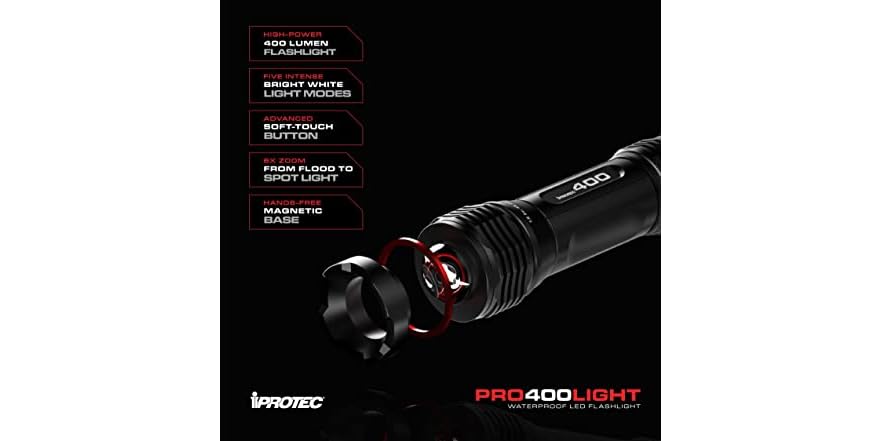 iProtec Outdoorsmen 400 Series Flashlight