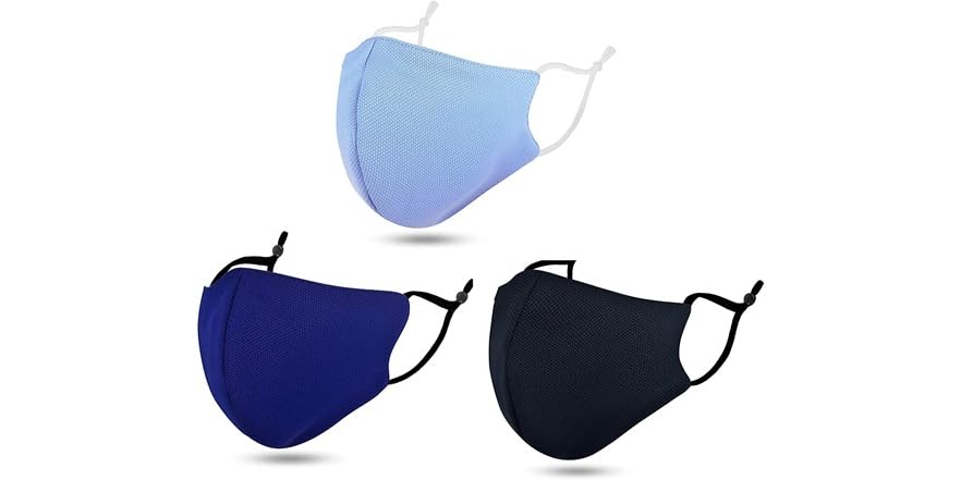 Breathable Cloth Face Masks (3-Pack)