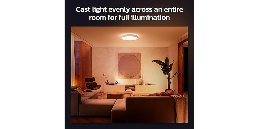 Philips Hue Enrave Medium Ceiling Lamp, White