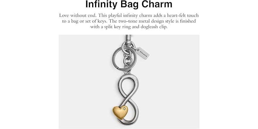 COACH Coachtopia Infinity Bag Charm