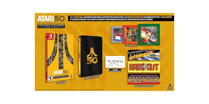 Atari 50: The Anniversary Celebration – Expanded Steelbook Edition