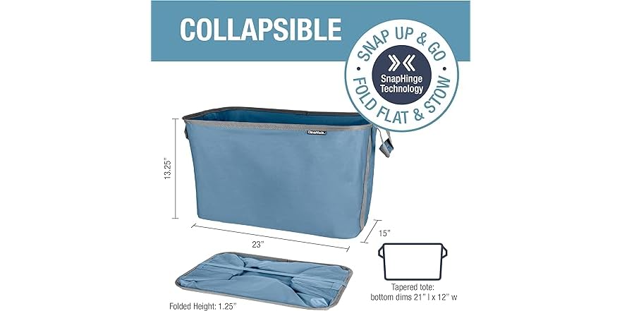 CleverMade Collapsible Basket 2 Pack