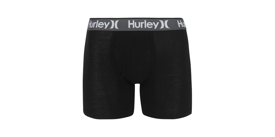 Hurley Men's 6 Pack Modal Boxer Brief