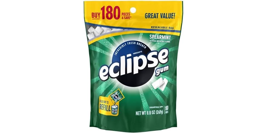 ECLIPSE Spearmint Sugarfree Chewing Gum