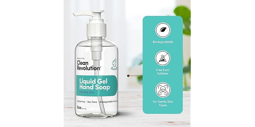 Clean Revolution Spring Air Hand Soap 8oz