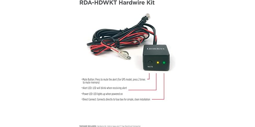 Uniden Radar Detector Smart Hardwire Kit