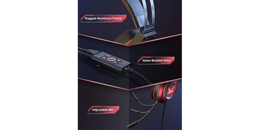 VANKYO Gaming Headset with Authentic 7.1 Surround Sound