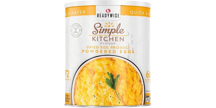 ReadyWise Powdered Eggs 72 Servings