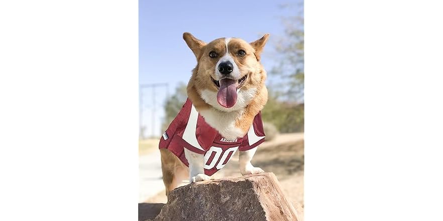 Pets First NFL Arizona Cardinals Dog Jersey