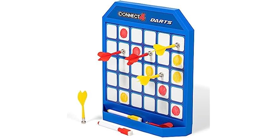 Connect 4 Darts - 4 in a Row Game Magnet