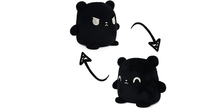 TeeTurtle Original Reversible Cat Plushie