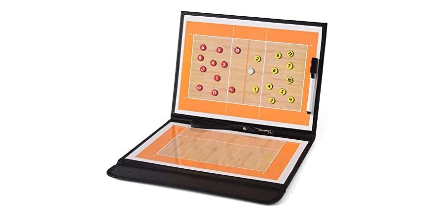 Volleyball Coaching Board with Dry Erase