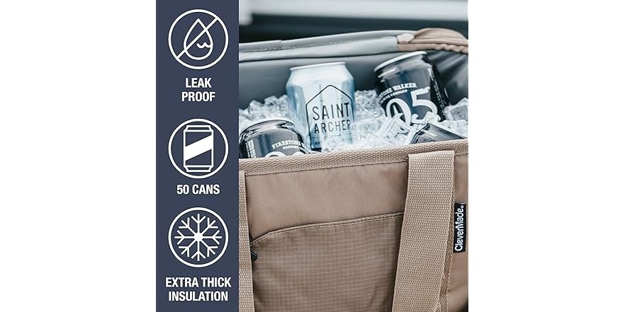 CleverMade Pacifica Cooler Bag 50 Can