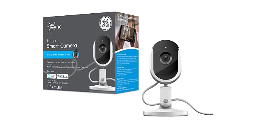 GE Lighting Cync 1080p Indoor WiFi Smart Camera