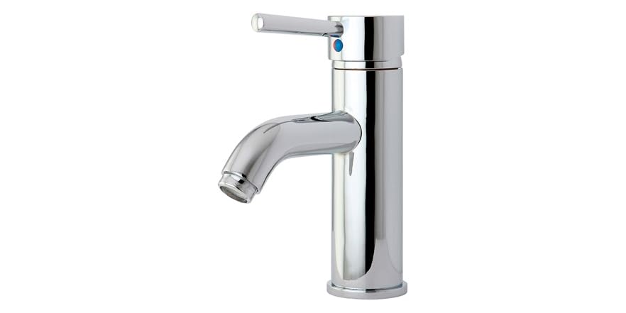 Lavatory w/ Push-Up Pop-Up, Chrome