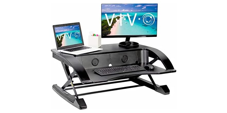 VIVO Black 36" Desk Riser