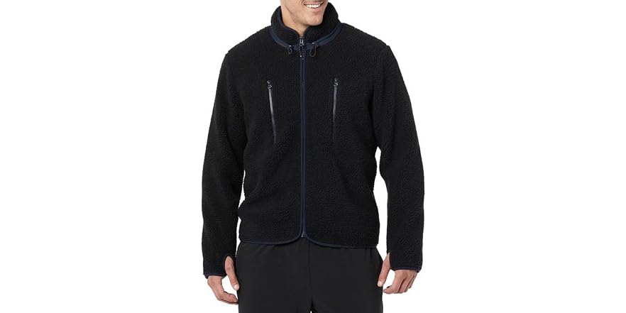 Amazon Men's Teddy Fleece Jacket