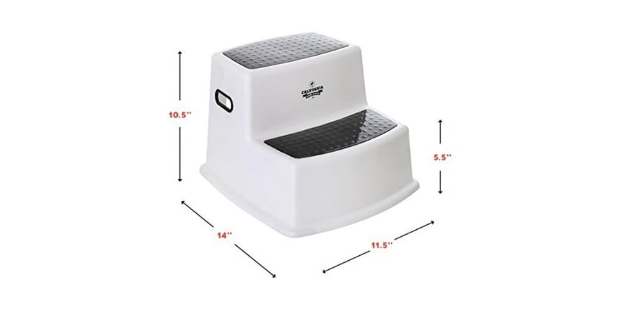 Dual Height Step Stool, 2 Pack