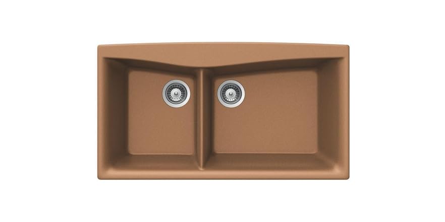 Double Bowl Sink 70/30, Cayenne