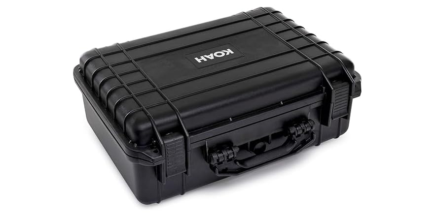 Koah Weatherproof Hard Case with Customizable Foam