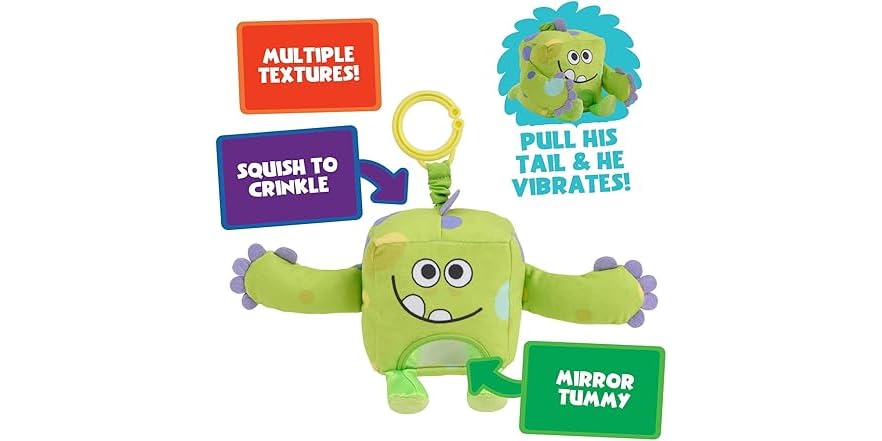 WowWee Sensory Plush Monsters Hugo