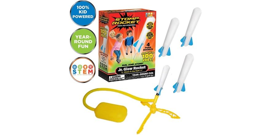 Stomp Rocket Jr. Glow Rocket