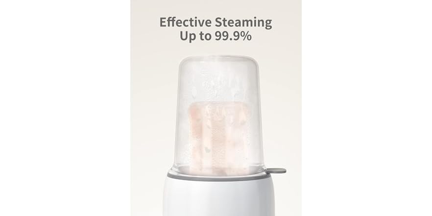 GROWNSY 8-in-1 Fast Baby Milk Warmer with Timer Gray