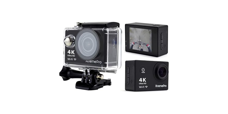 XtremePro 4K Wifi Ultra HD Sport Camera+ Accessories