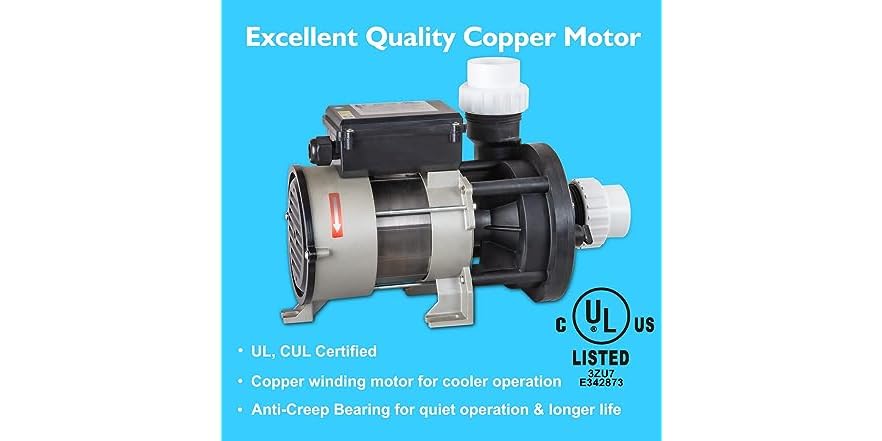 LINGXIAO Hot Tub Pump (Model: WBC150)