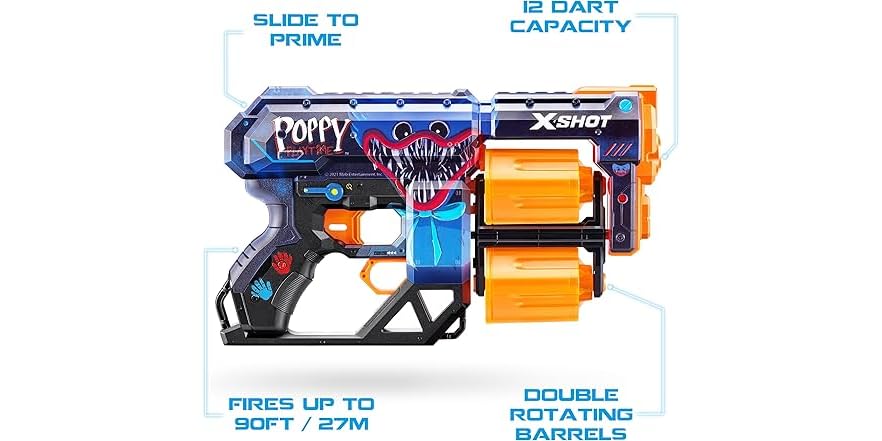XSHOT Skins Dread Poppy Playtime