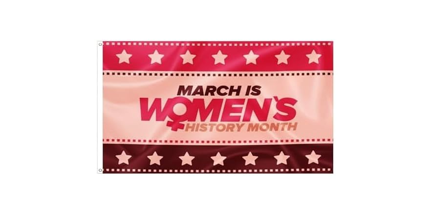 Women's History Month Flag 3x5ft