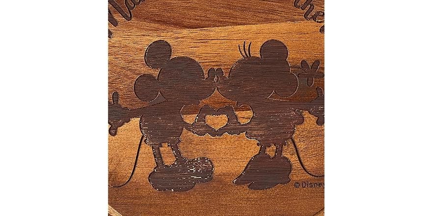 Disney Mickey Mouse & Minnie Cheese Board